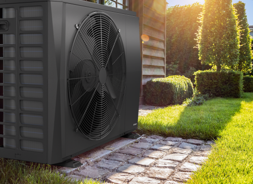 Air source heater store
